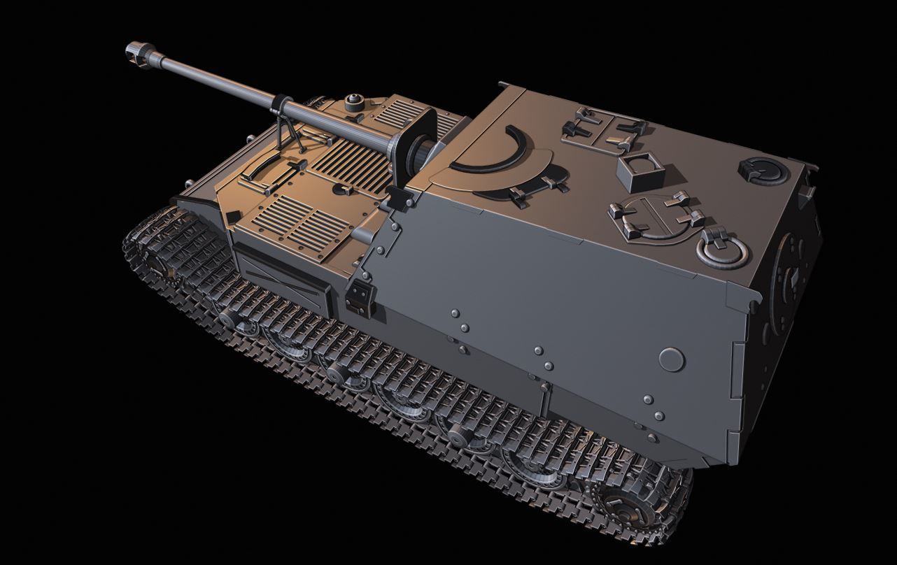 Ferdinand tanks 3D model 3D printable | CGTrader