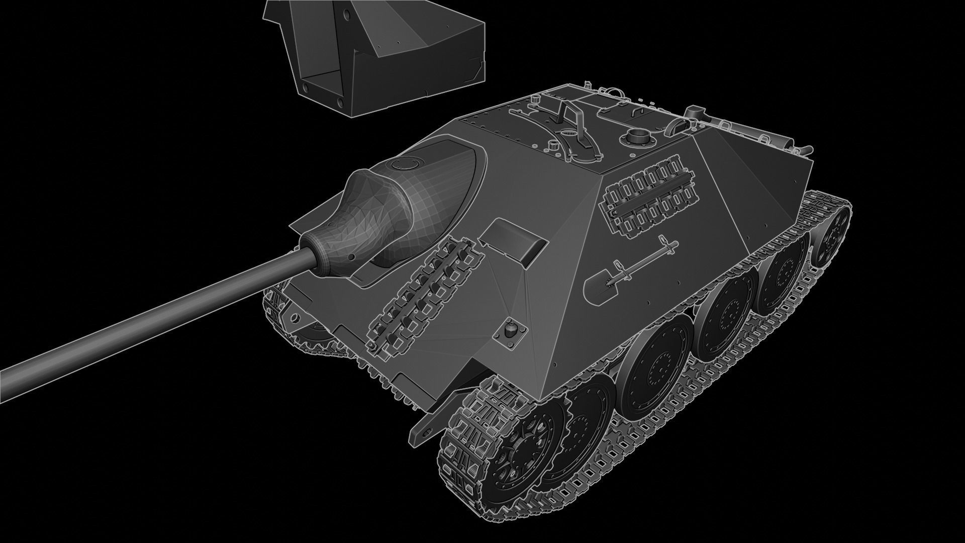 Hetzer tanks 3D model 3D printable | CGTrader