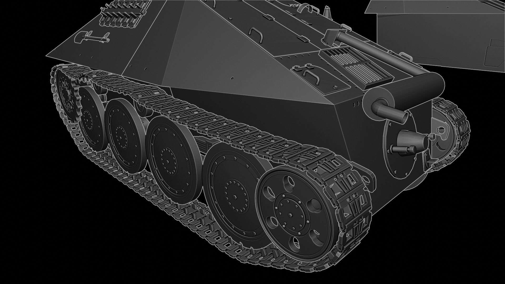 Hetzer tanks 3D model 3D printable | CGTrader