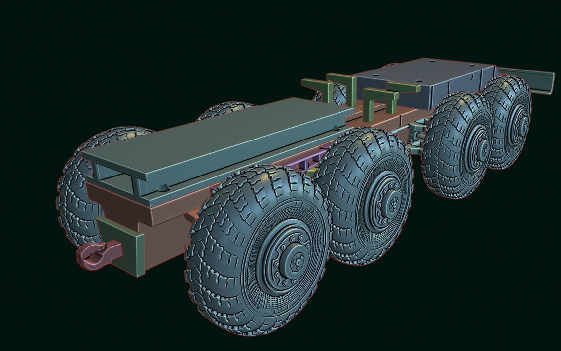 maz 537 truck 3D model 3D printable | CGTrader