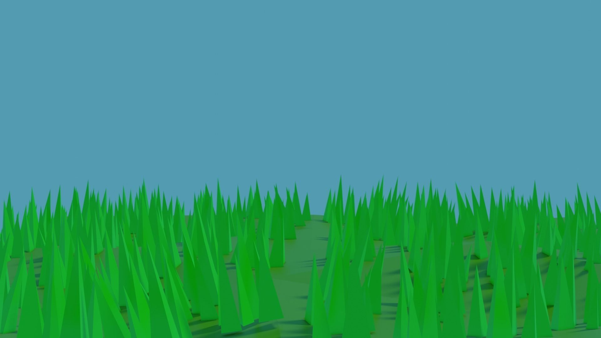 Simple Low Poly Game Ready Grass free VR / AR / low-poly 3D model ...