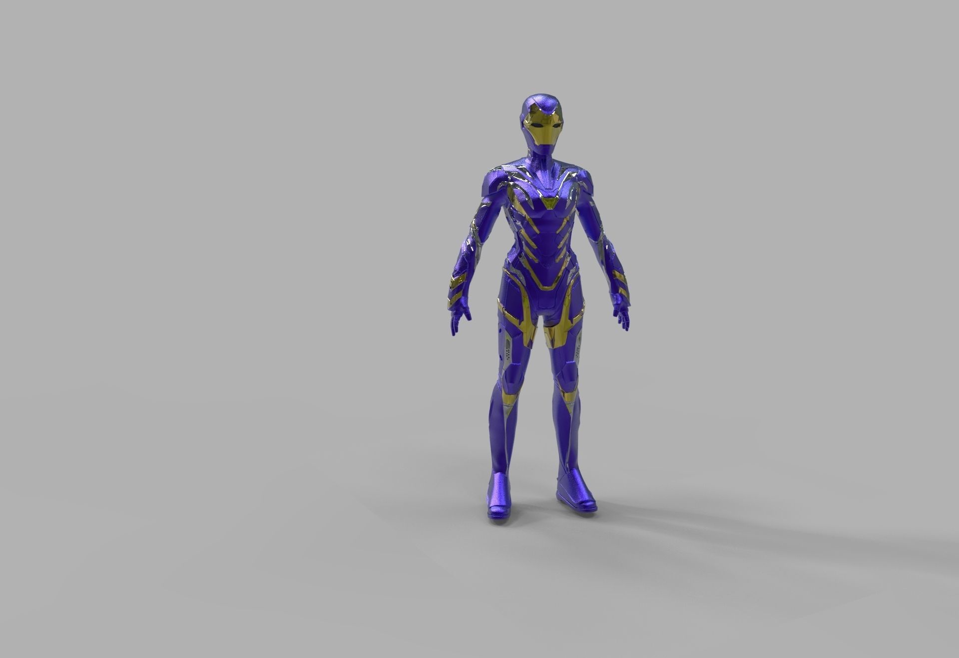 Iron Woman 3D High Poly model 3D model | CGTrader
