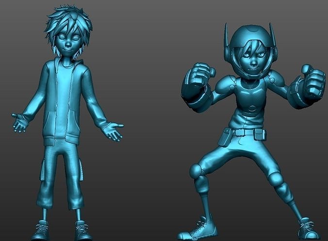 Hiro Hamada 3D model 3D printable | CGTrader