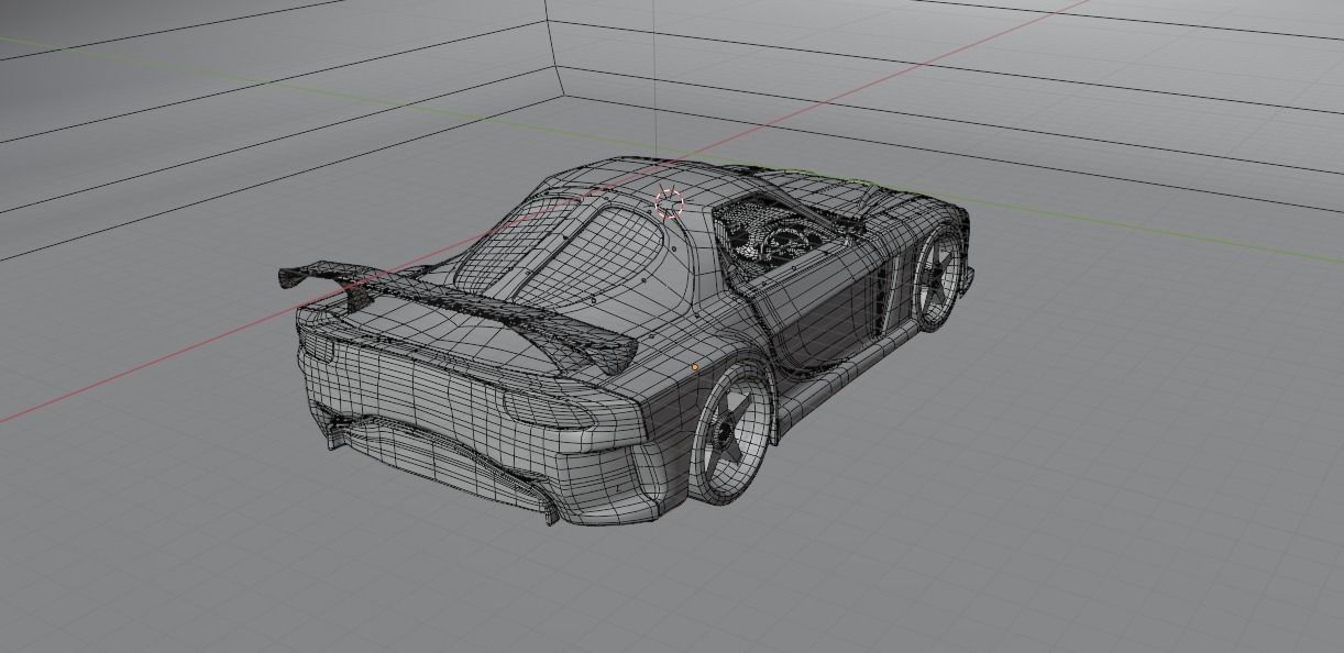 Veilside rx7 3D model 3D printable | CGTrader