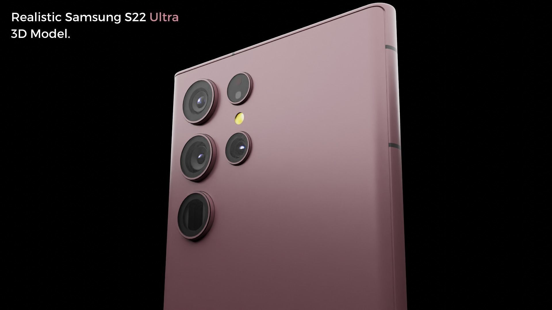 3D model Samsung S22 Ultra with S Pen 4 Colors VR / AR / low-poly ...