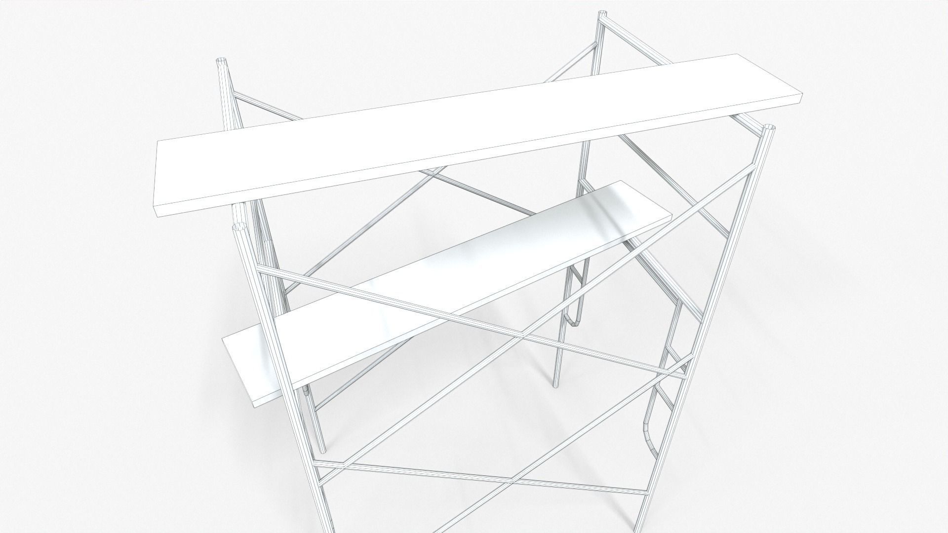 Metal Scaffolding free VR / AR / low-poly 3D model | CGTrader