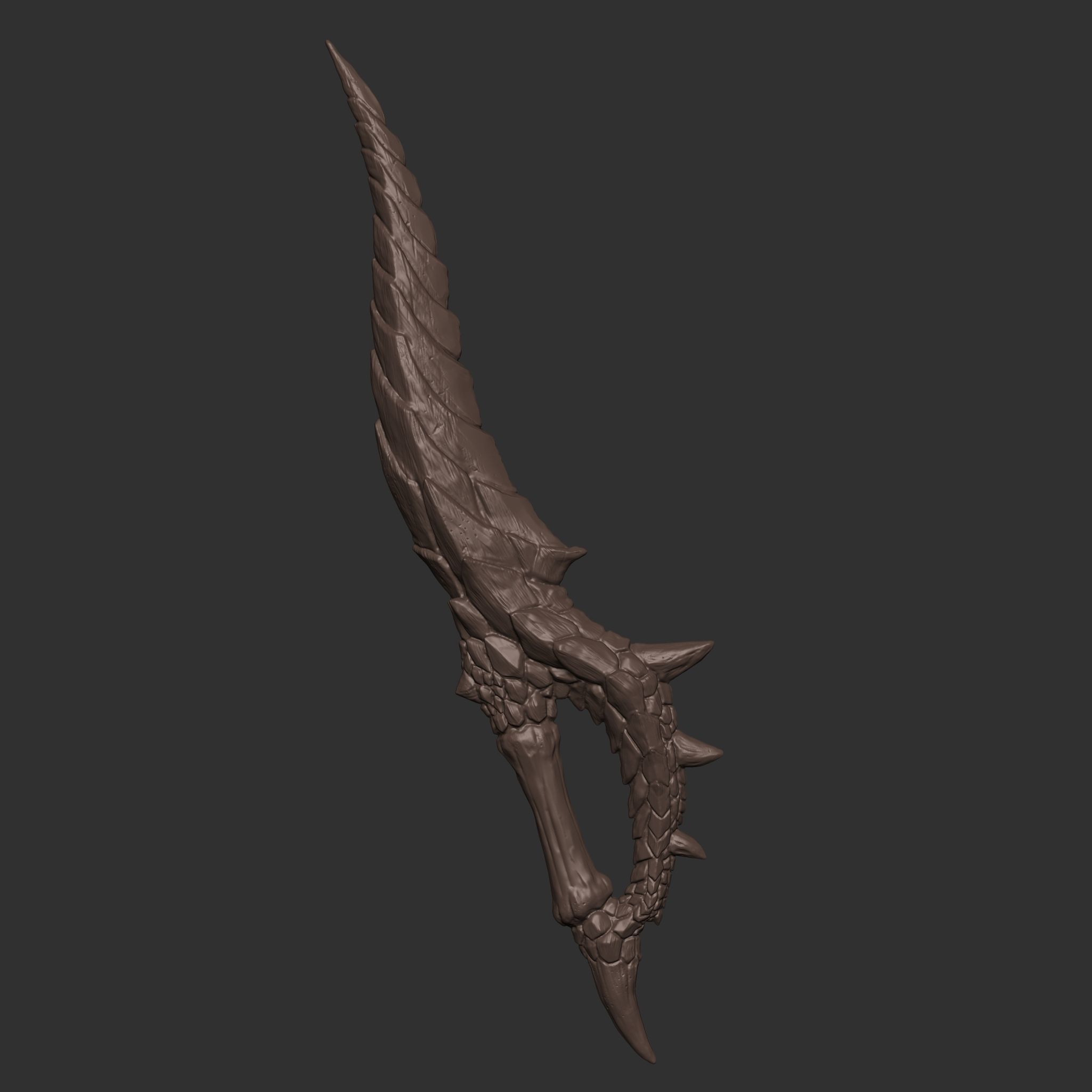 Fatalis Dual Blades 3D model 3D printable | CGTrader