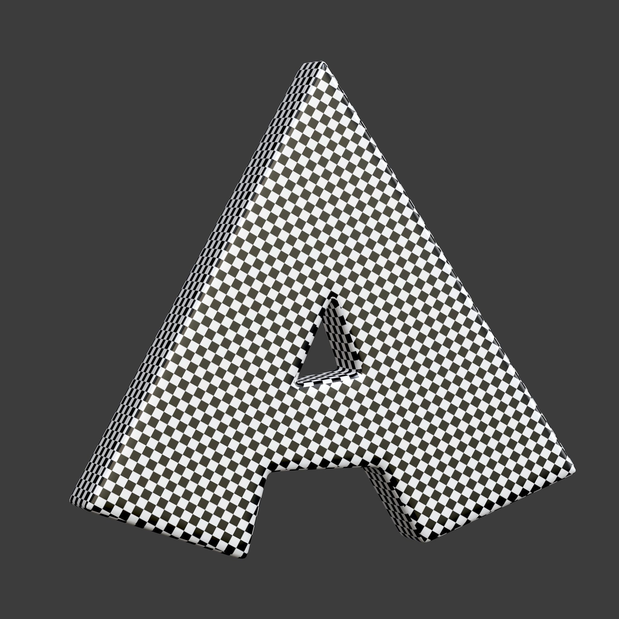 Cartoon Alphabet 3D model | CGTrader