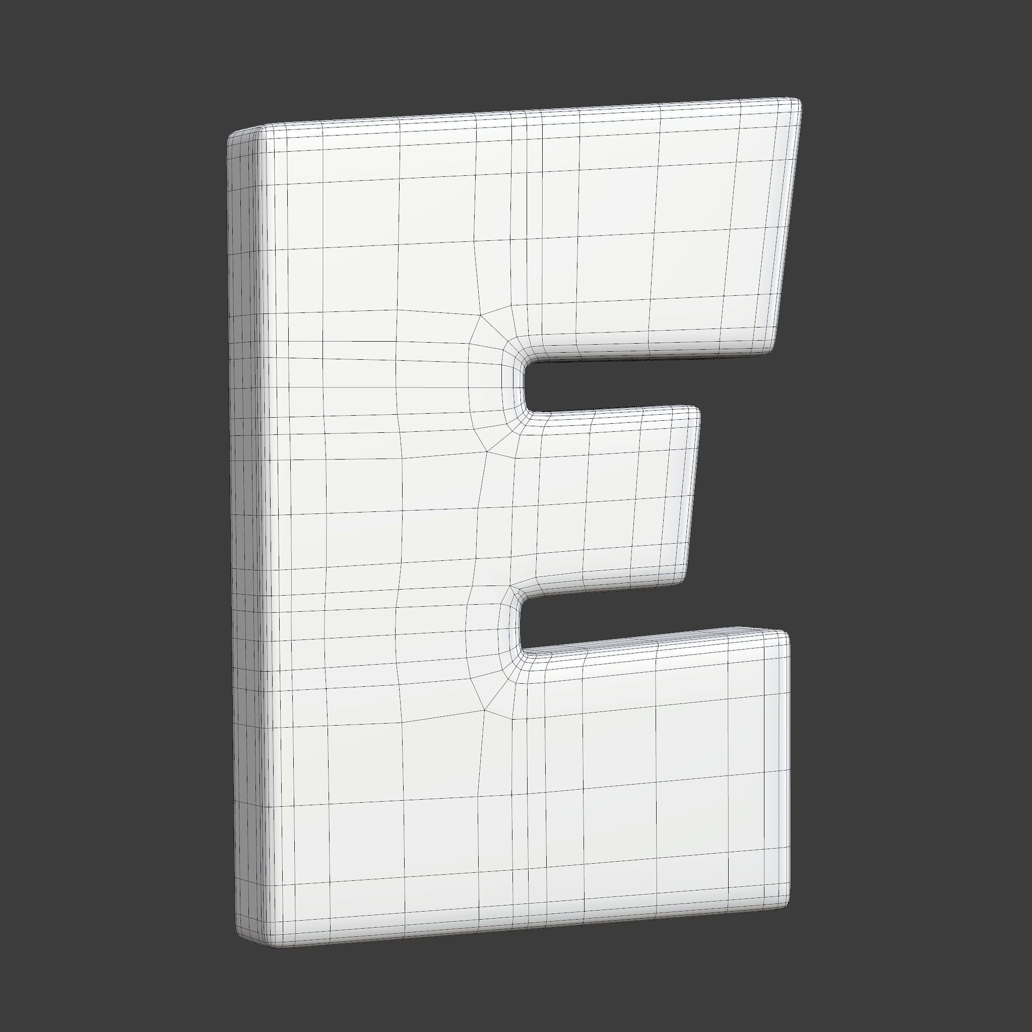 Cartoon Alphabet 3D model | CGTrader