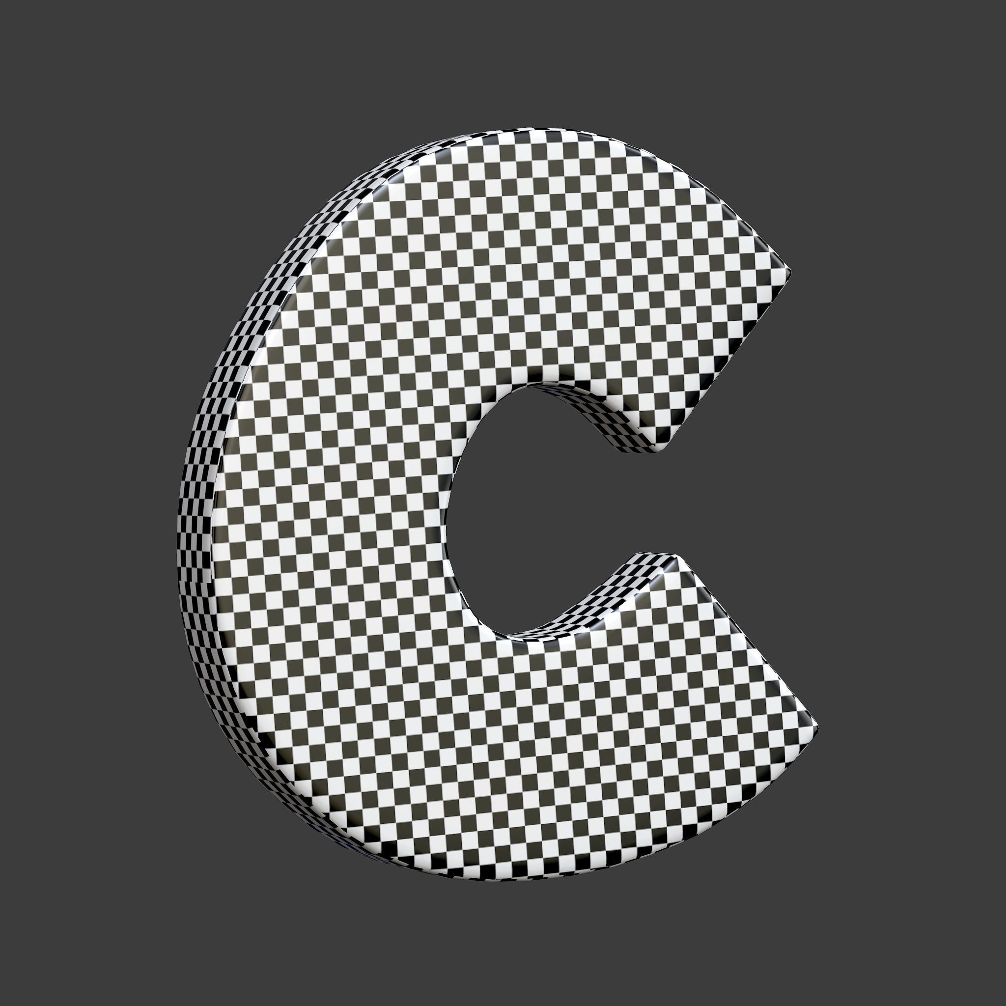 Cartoon Alphabet 3D model | CGTrader