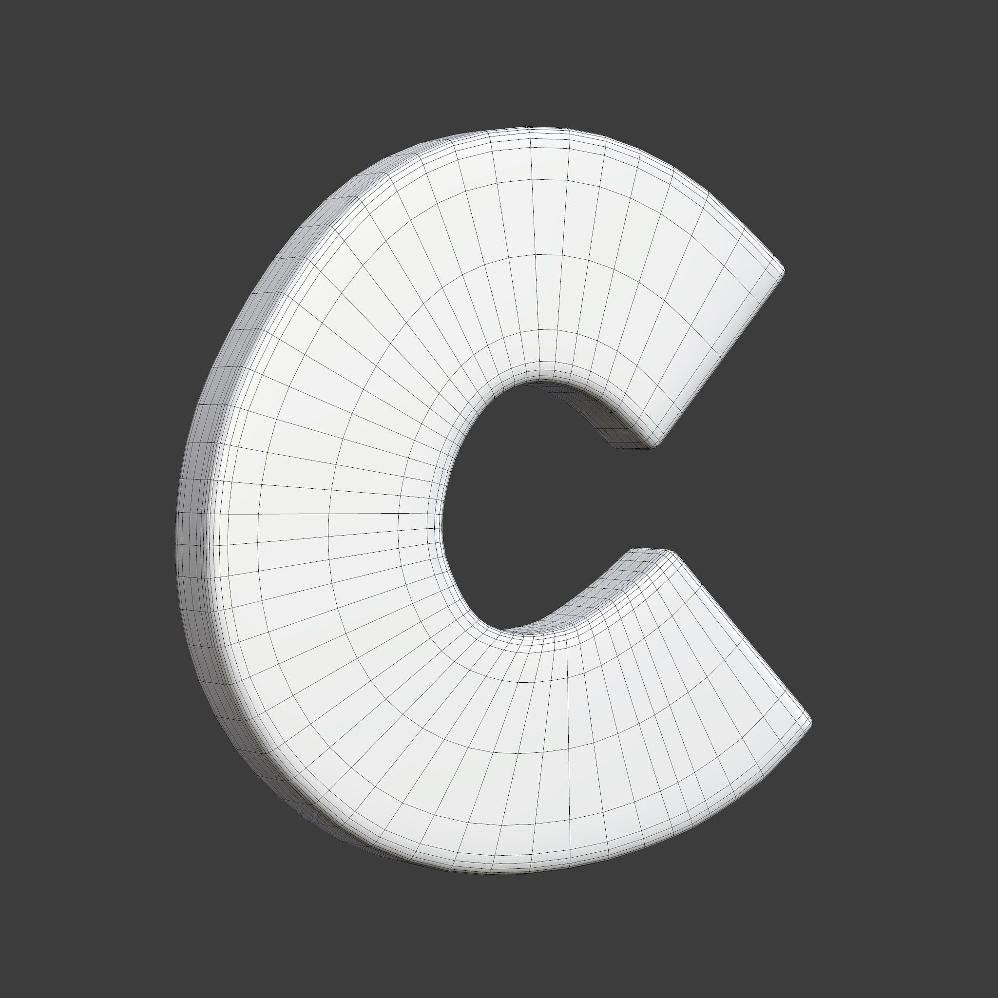 Cartoon Alphabet 3D model | CGTrader
