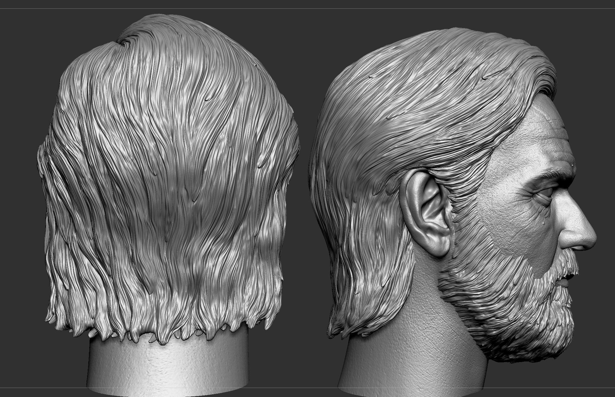 Obi-Wan Kenobi Head- Ewan McGregor 3D model 3D printable | CGTrader