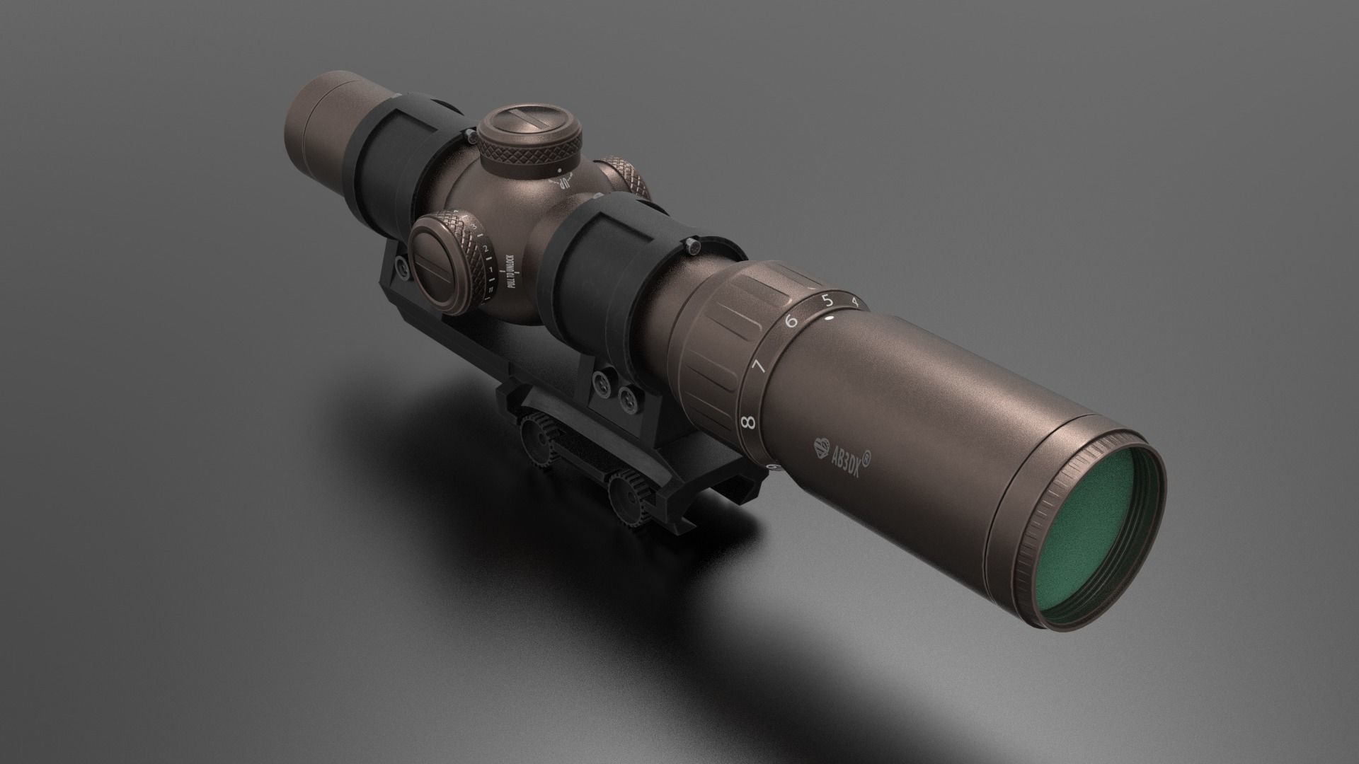 3D model Vortex Razor HD Gen III LPVO VR / AR / low-poly | CGTrader