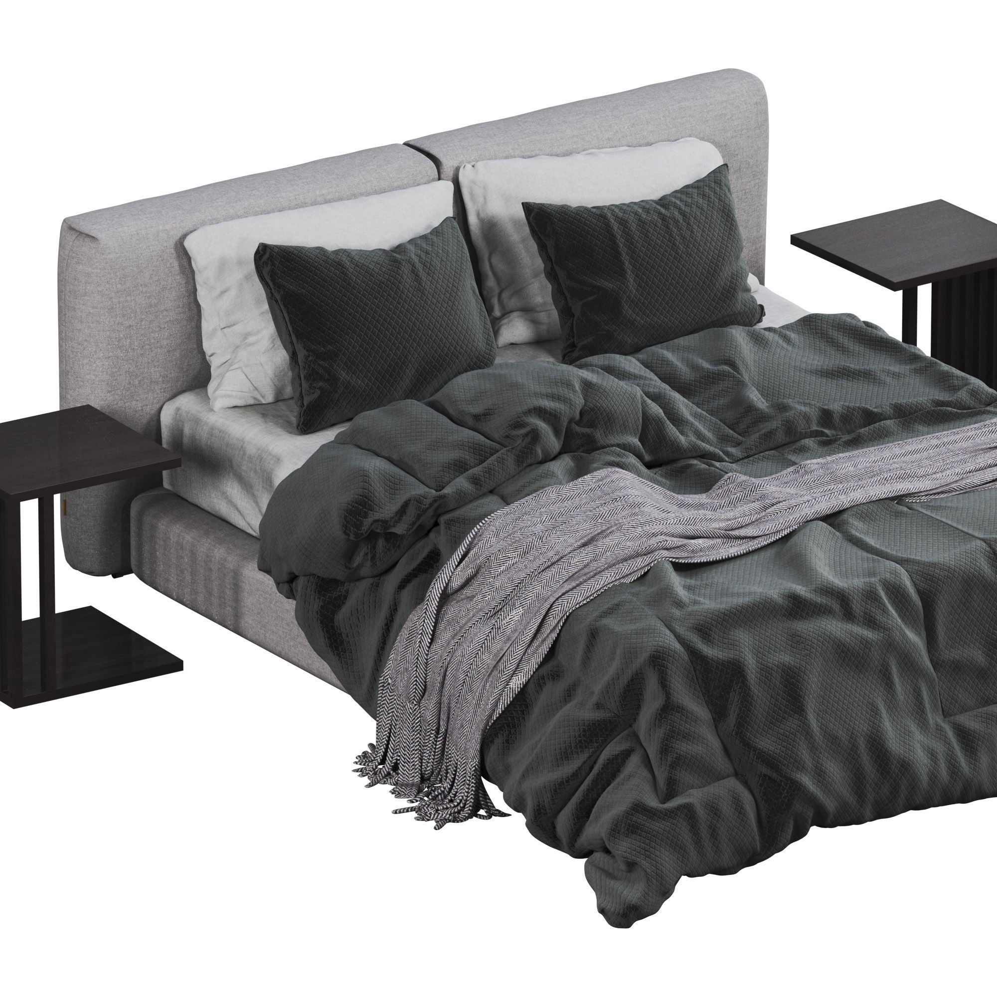 Bed By Flexform ASOLO 3D model | CGTrader