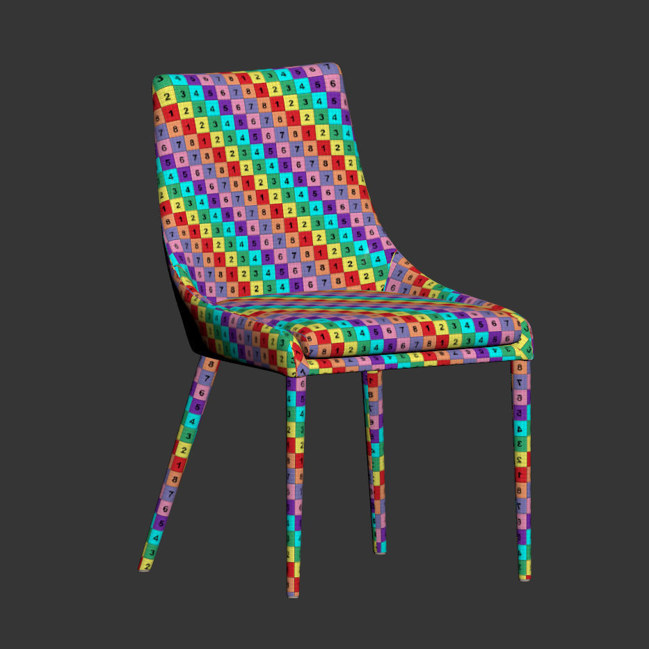 Dant Dining Chair La Forma 3D model | CGTrader