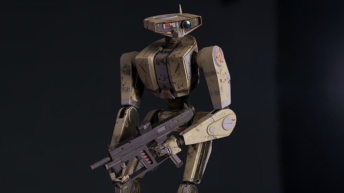 Cyberpunk Robot 3D model | CGTrader
