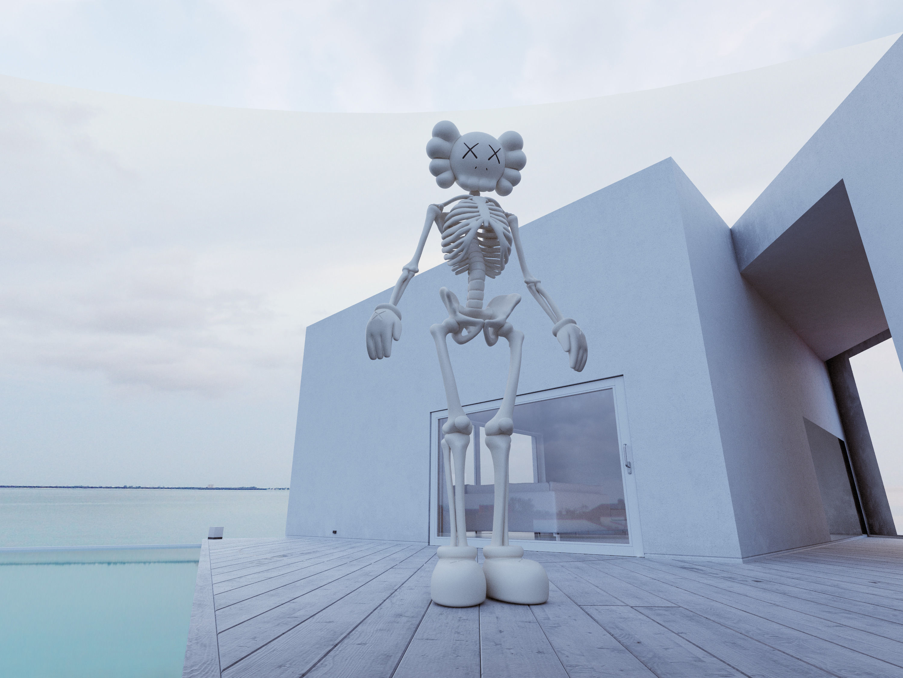 KAWS X FORTNITE 3D model | CGTrader