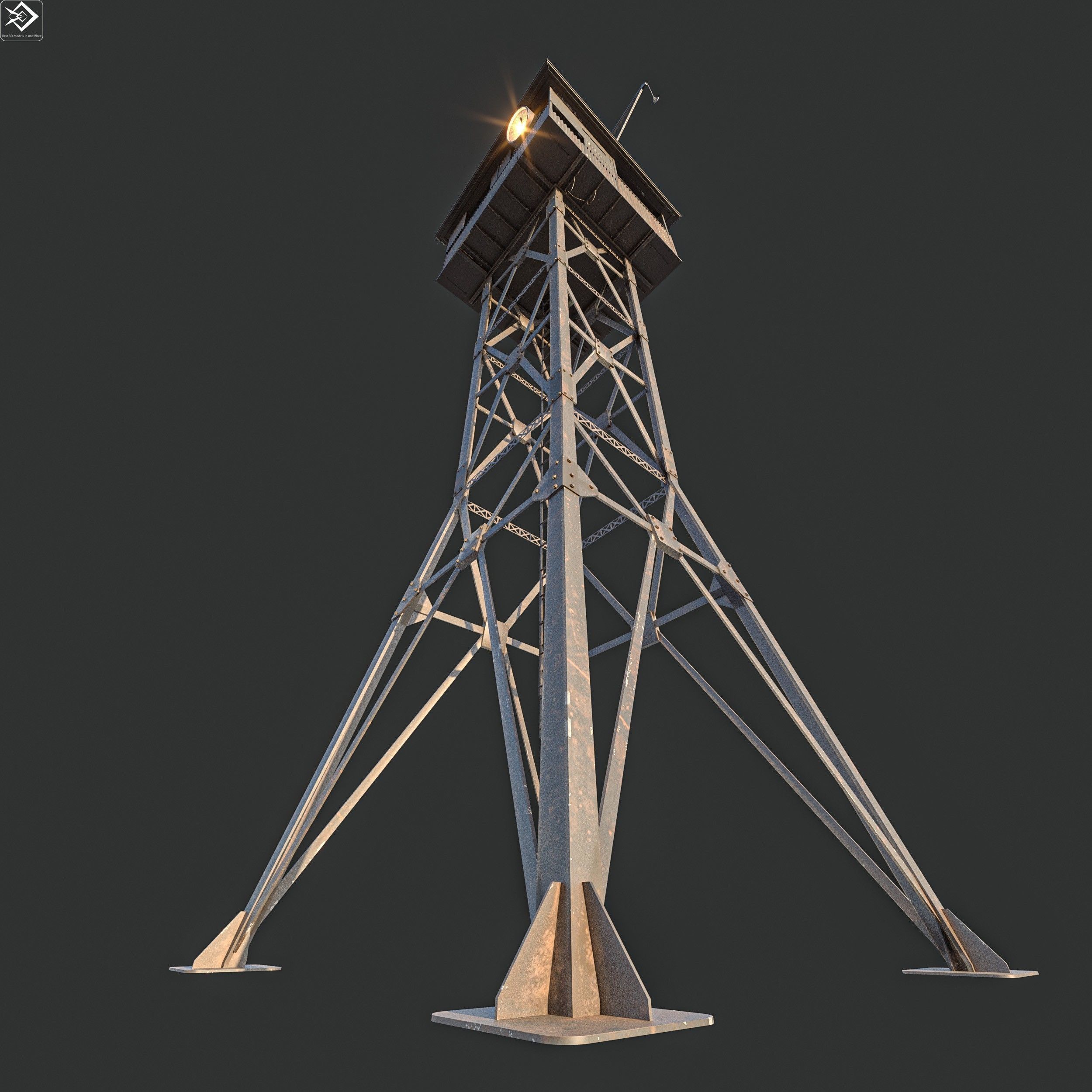3D model Watchtower VR / AR / low-poly | CGTrader