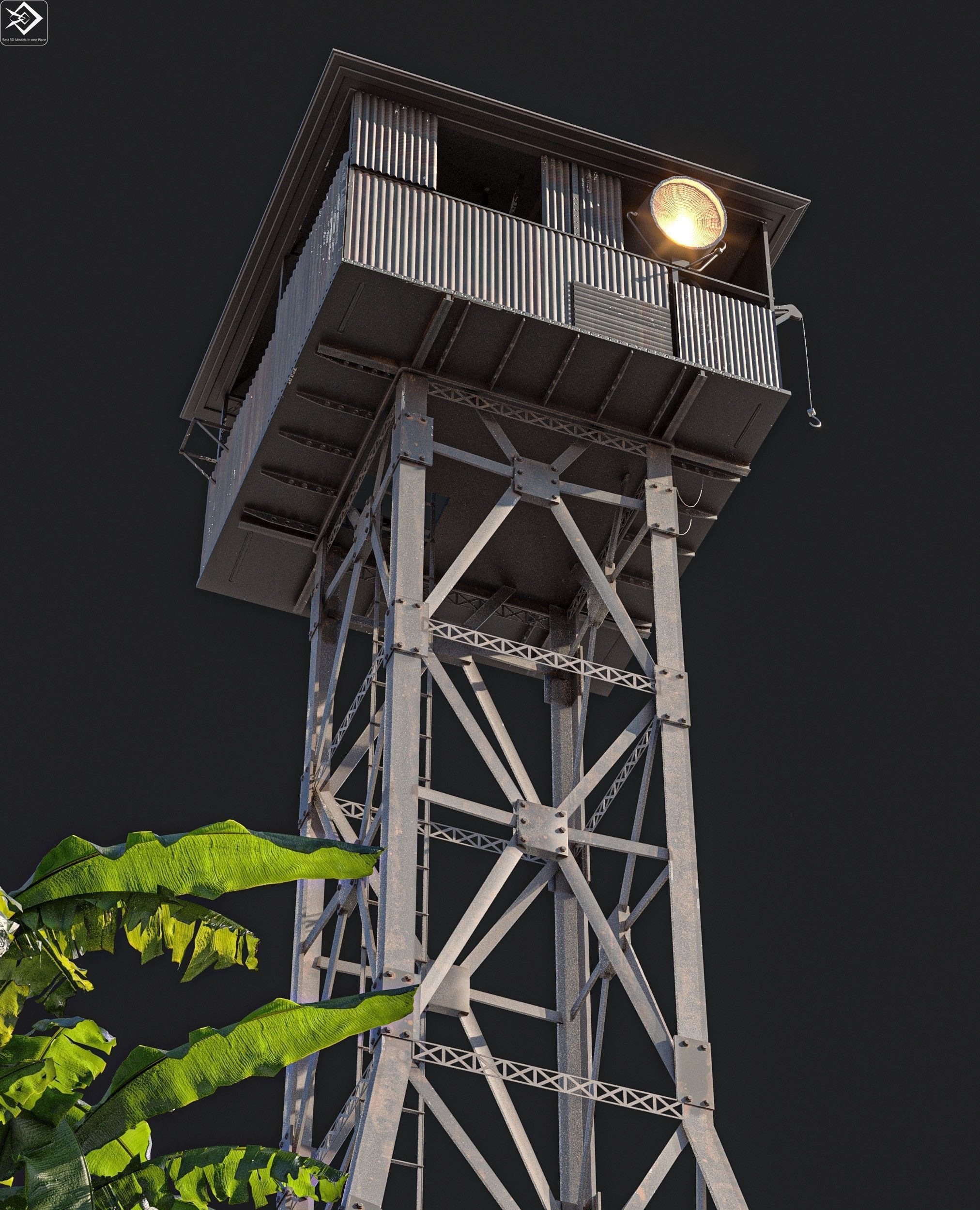 3D model Watchtower VR / AR / low-poly | CGTrader