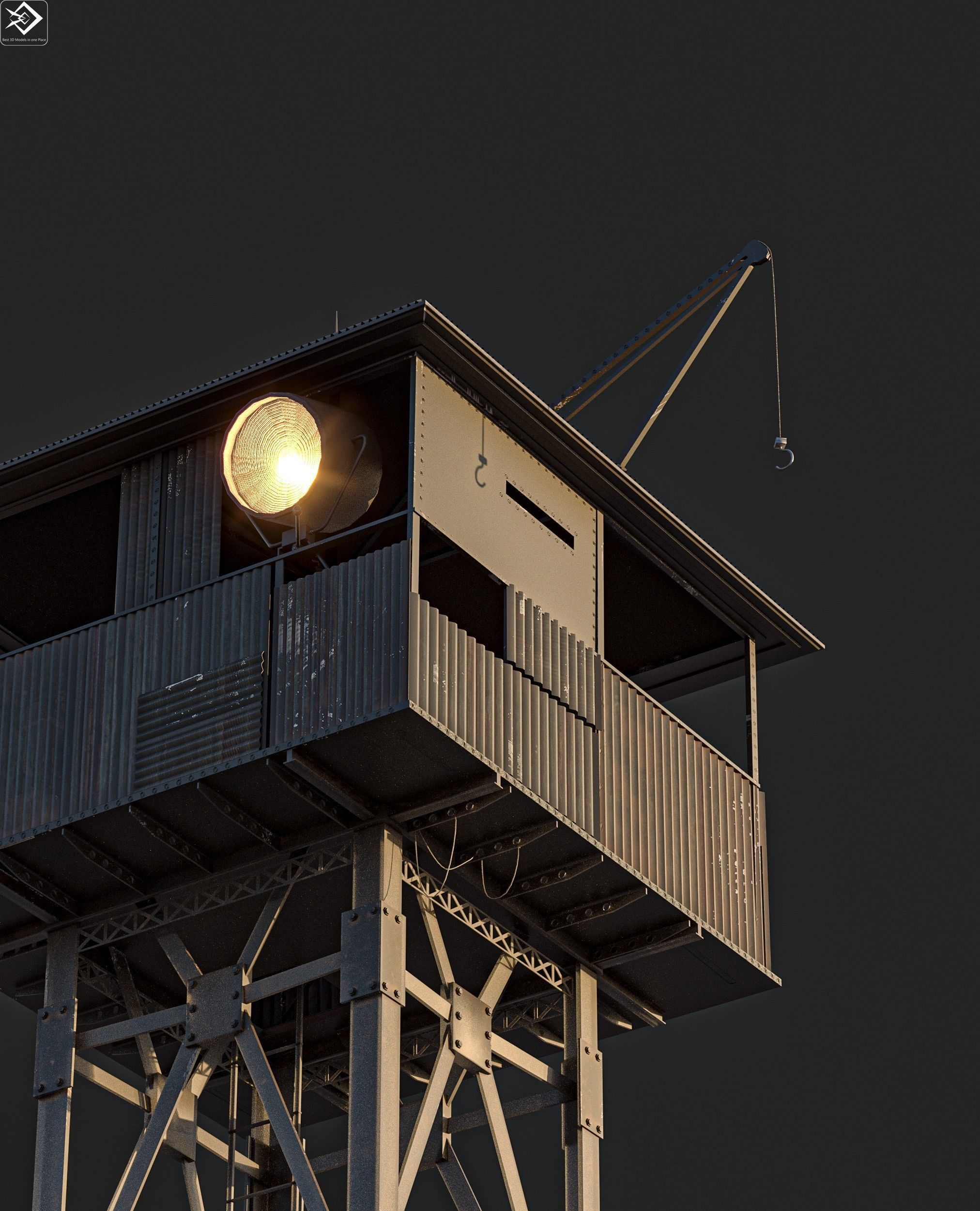 3D model Watchtower VR / AR / low-poly | CGTrader