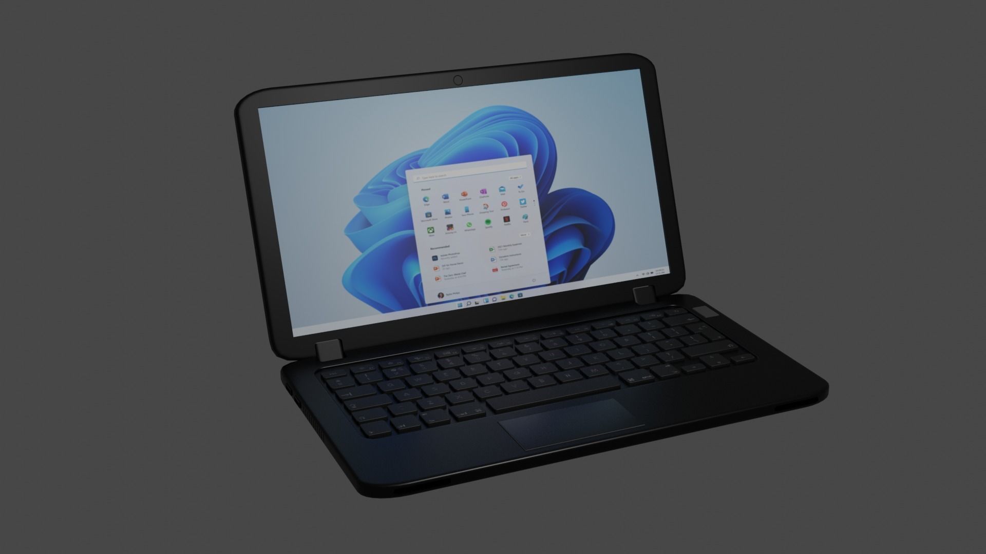 3D model Simple Laptop VR / AR / low-poly | CGTrader