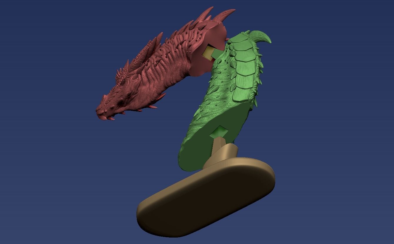 Smaug Dragon 3D model 3D printable | CGTrader