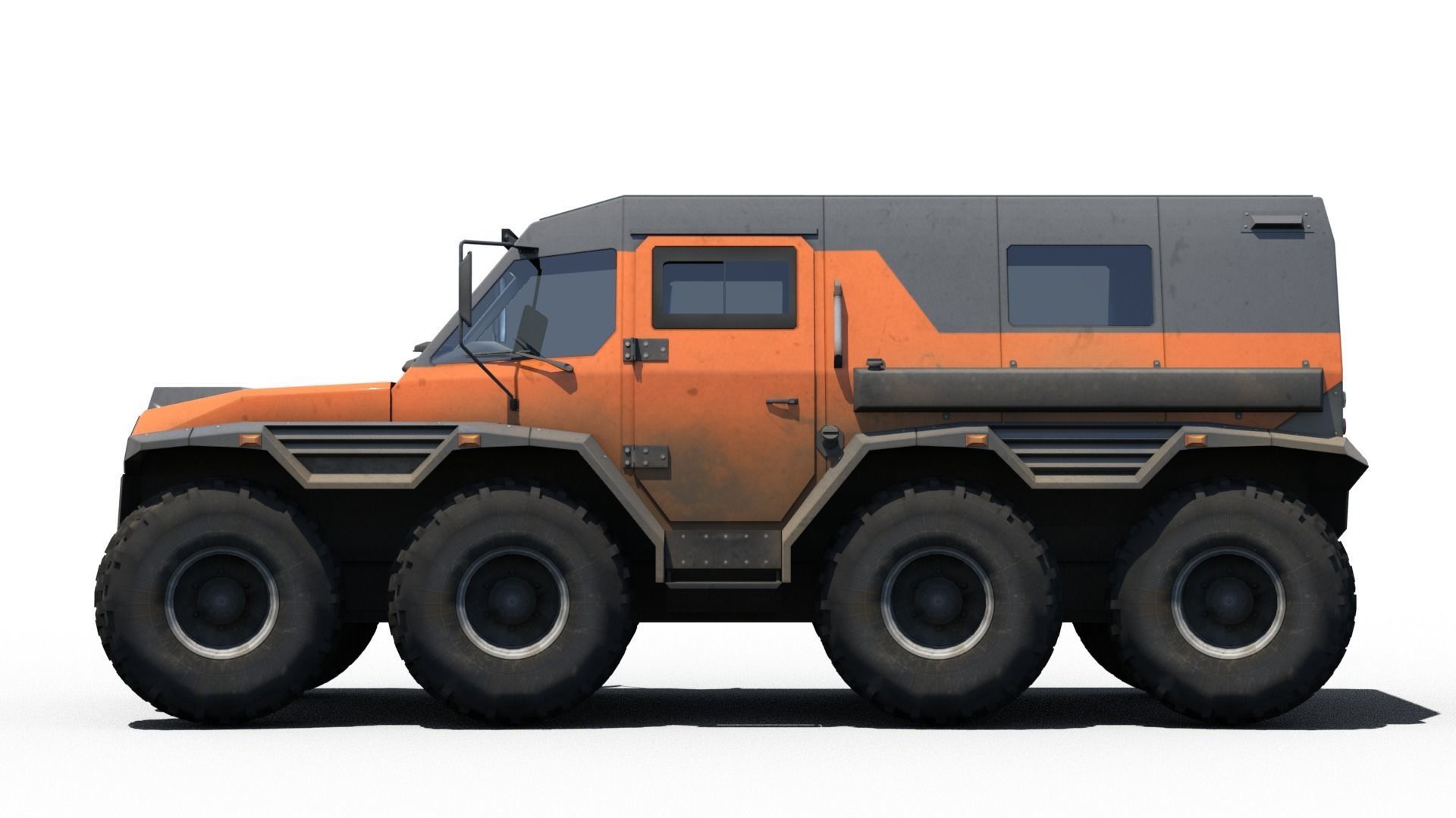 3D model AvtoRoss Shaman 8x8 Offroad vehicle VR / AR / low-poly | CGTrader