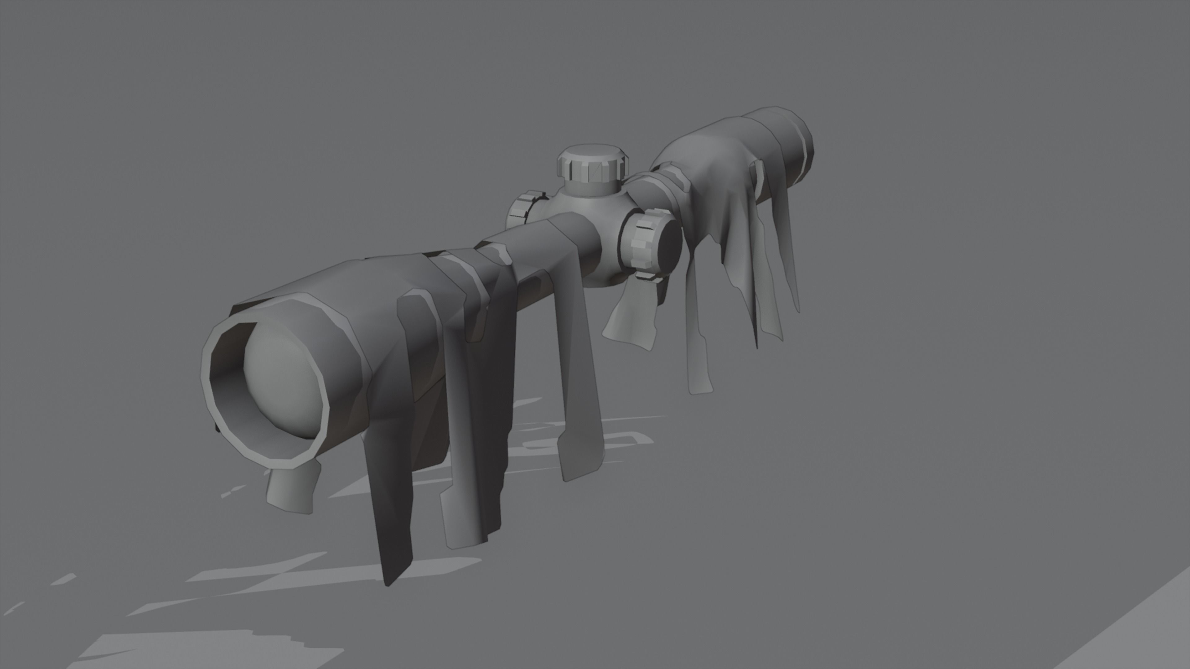 3D model Tactical Sniper Scope VR / AR / low-poly | CGTrader