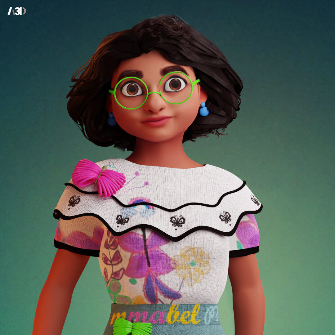 encanto mirable 3D model rigged | CGTrader