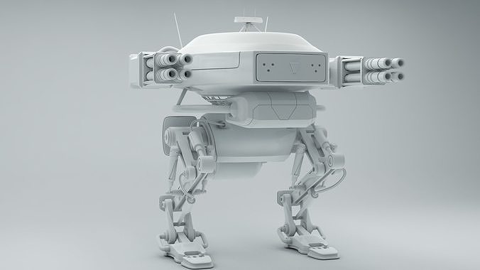 Cybernetic Mech free 3D model | CGTrader