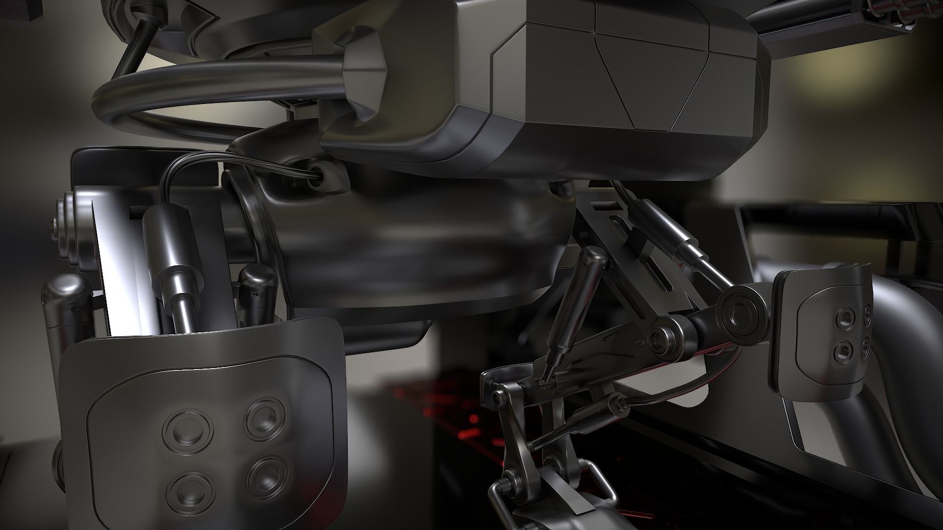 Cybernetic Mech free 3D model | CGTrader