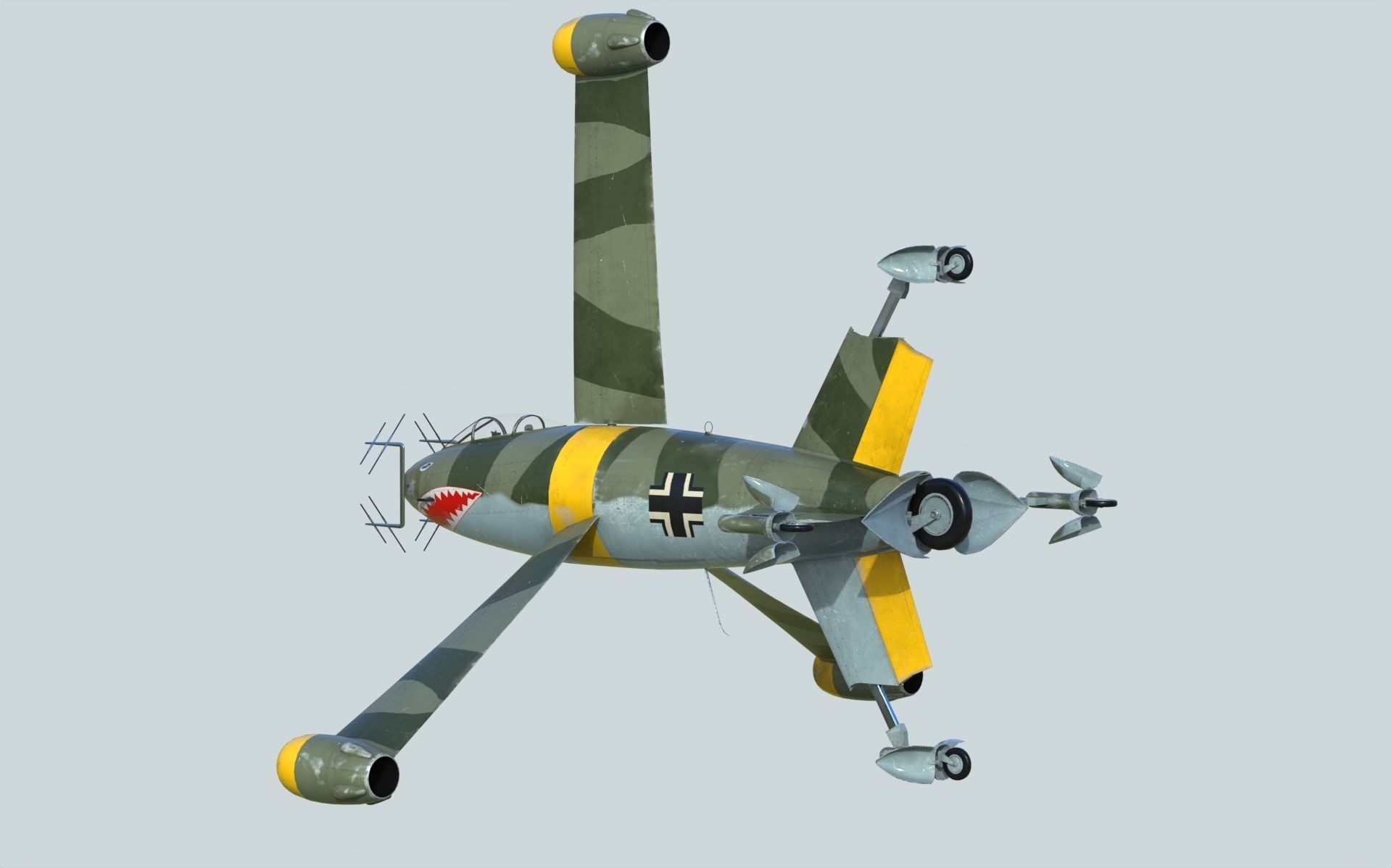 Focke Wulf Triebflugel 3D model | CGTrader