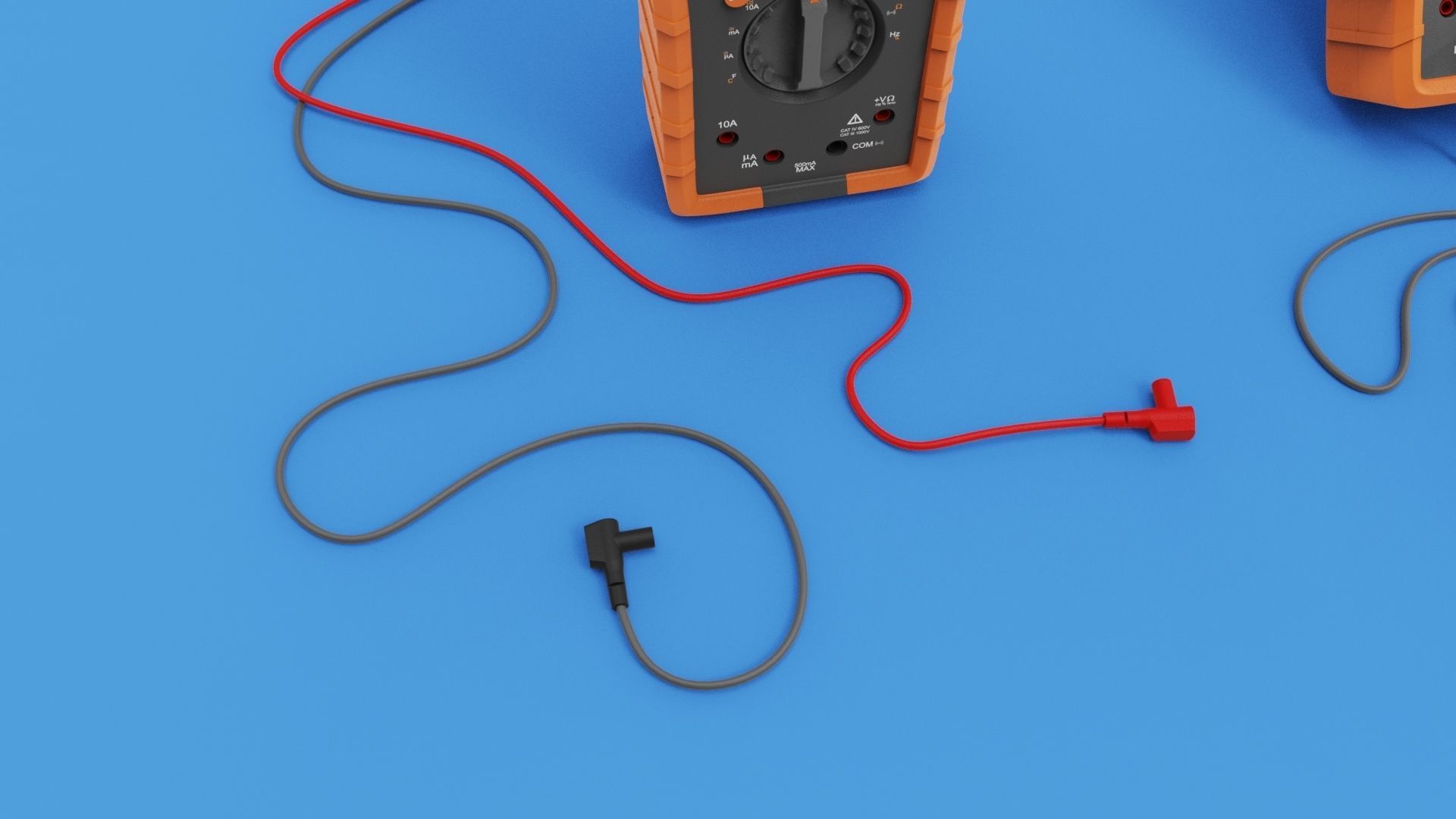 Digital Multimeter meter 3D model | CGTrader