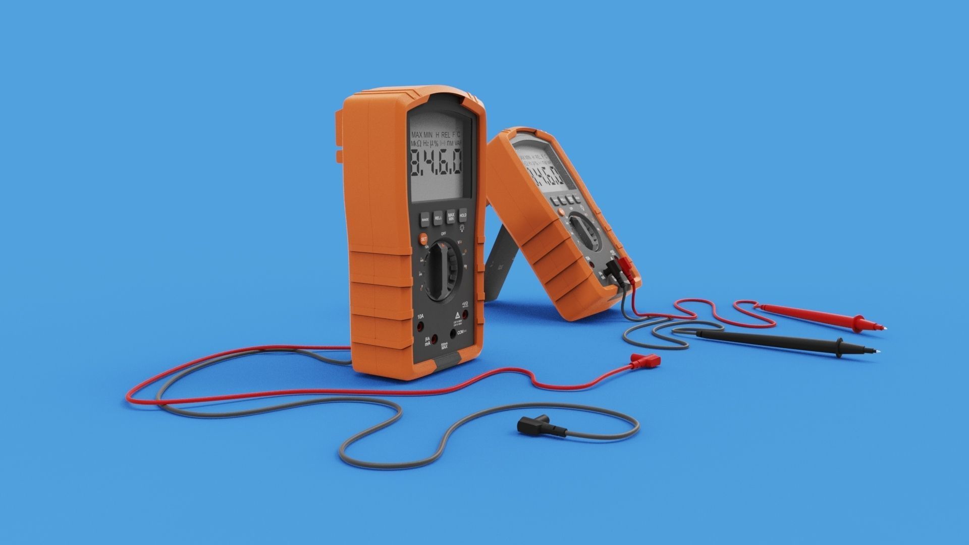 Digital Multimeter meter 3D model | CGTrader