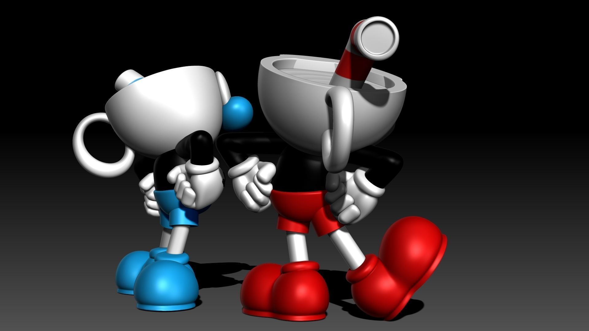 Cuphead 3D model 3D printable | CGTrader