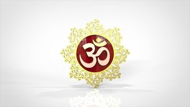 OM Chakra 3D model 3D printable | CGTrader
