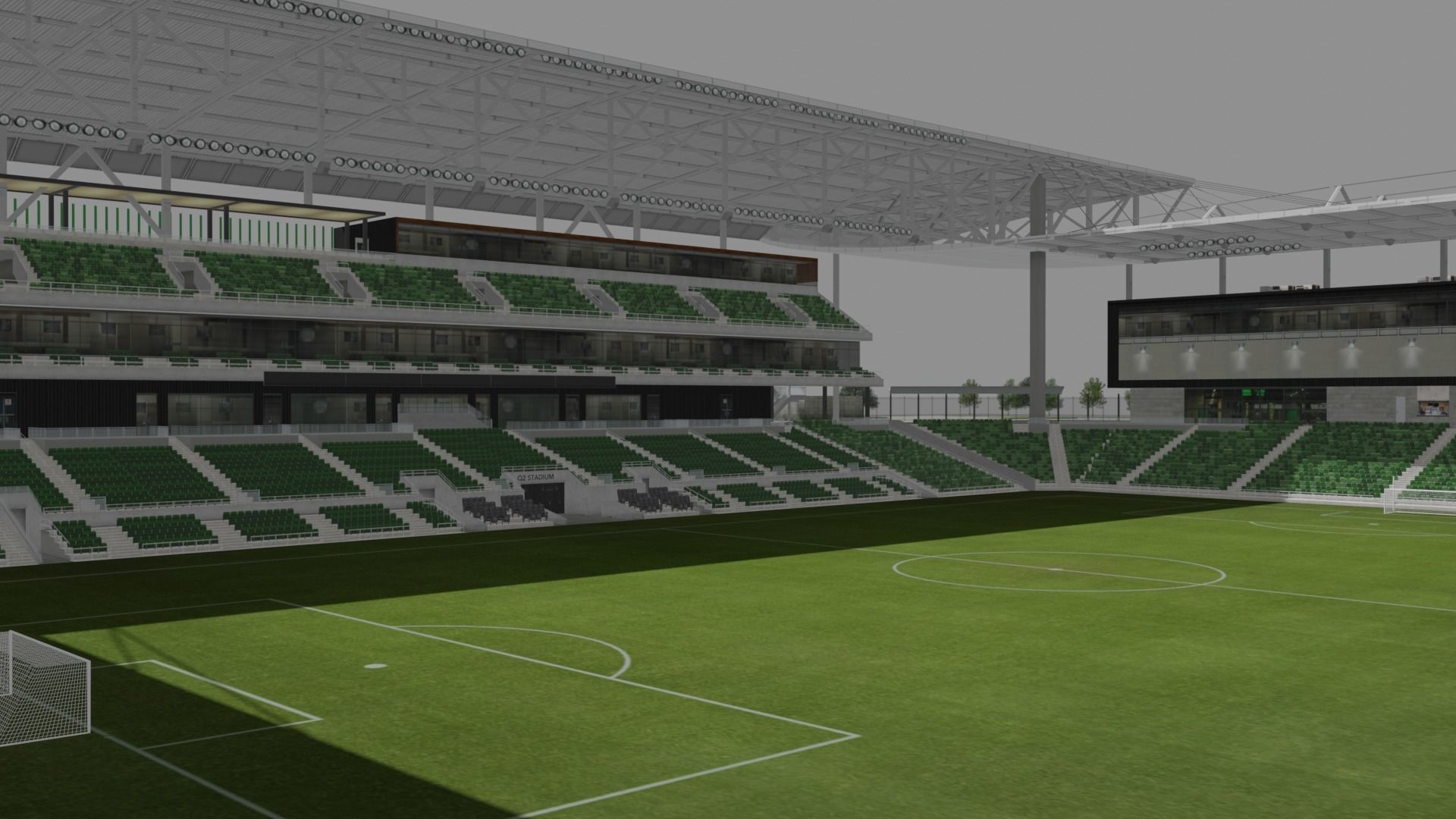 Q2 Stadium - Austin FC Texas USA 3D model | CGTrader