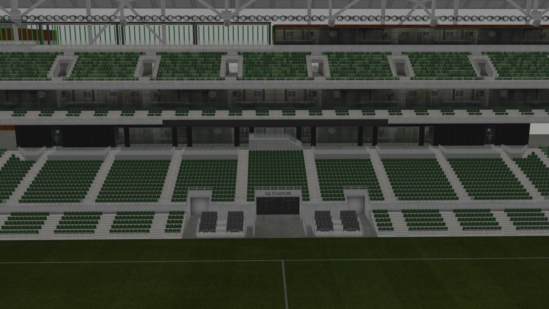 Q2 Stadium - Austin FC Texas USA 3D model | CGTrader