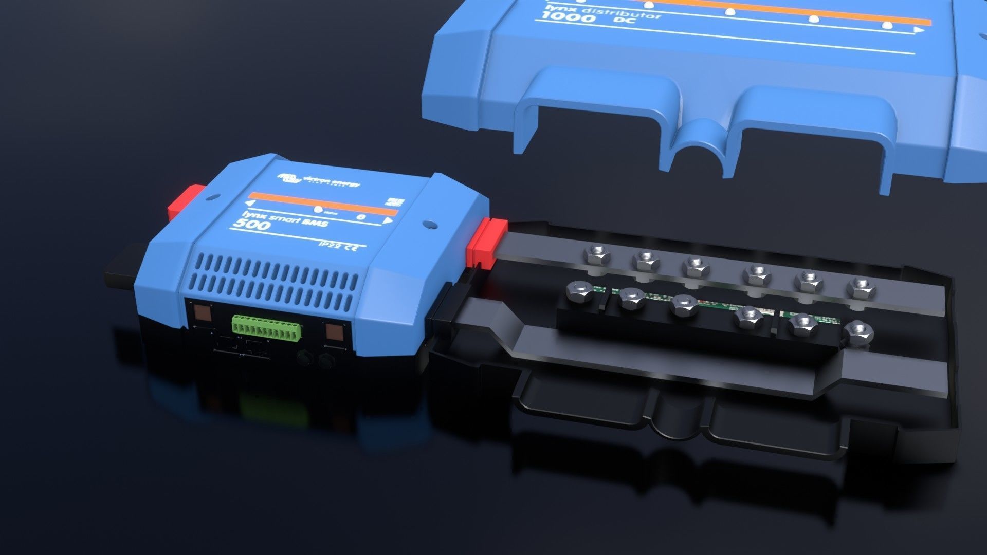 3D model Victron Energy Lynx Smart BMS and Lynx Distributor VR / AR ...