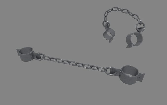 3D model Leg Shackles VR / AR / low-poly | CGTrader
