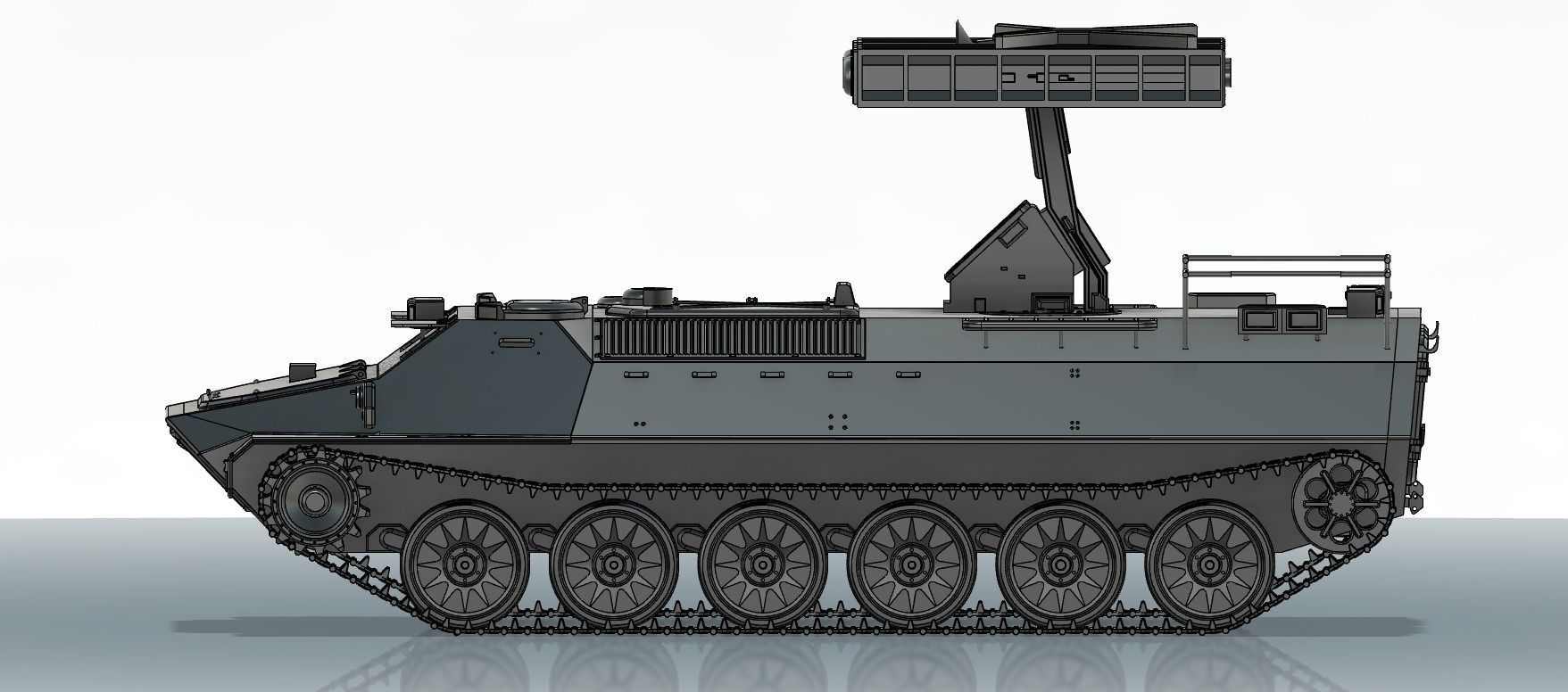 9K35 Strela 10 missile system free 3D model 3D printable | CGTrader