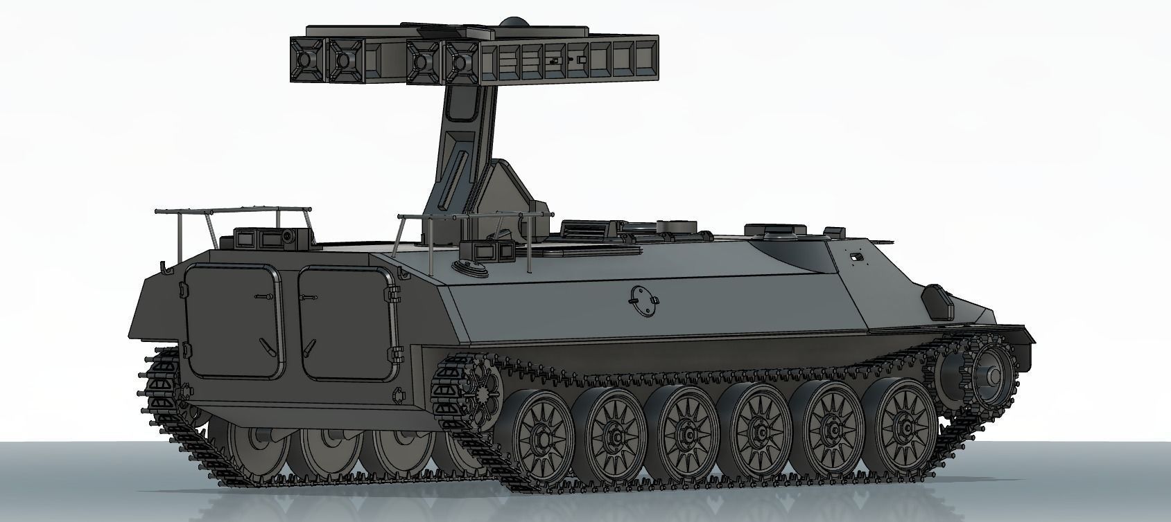 9K35 Strela 10 missile system free 3D model 3D printable | CGTrader
