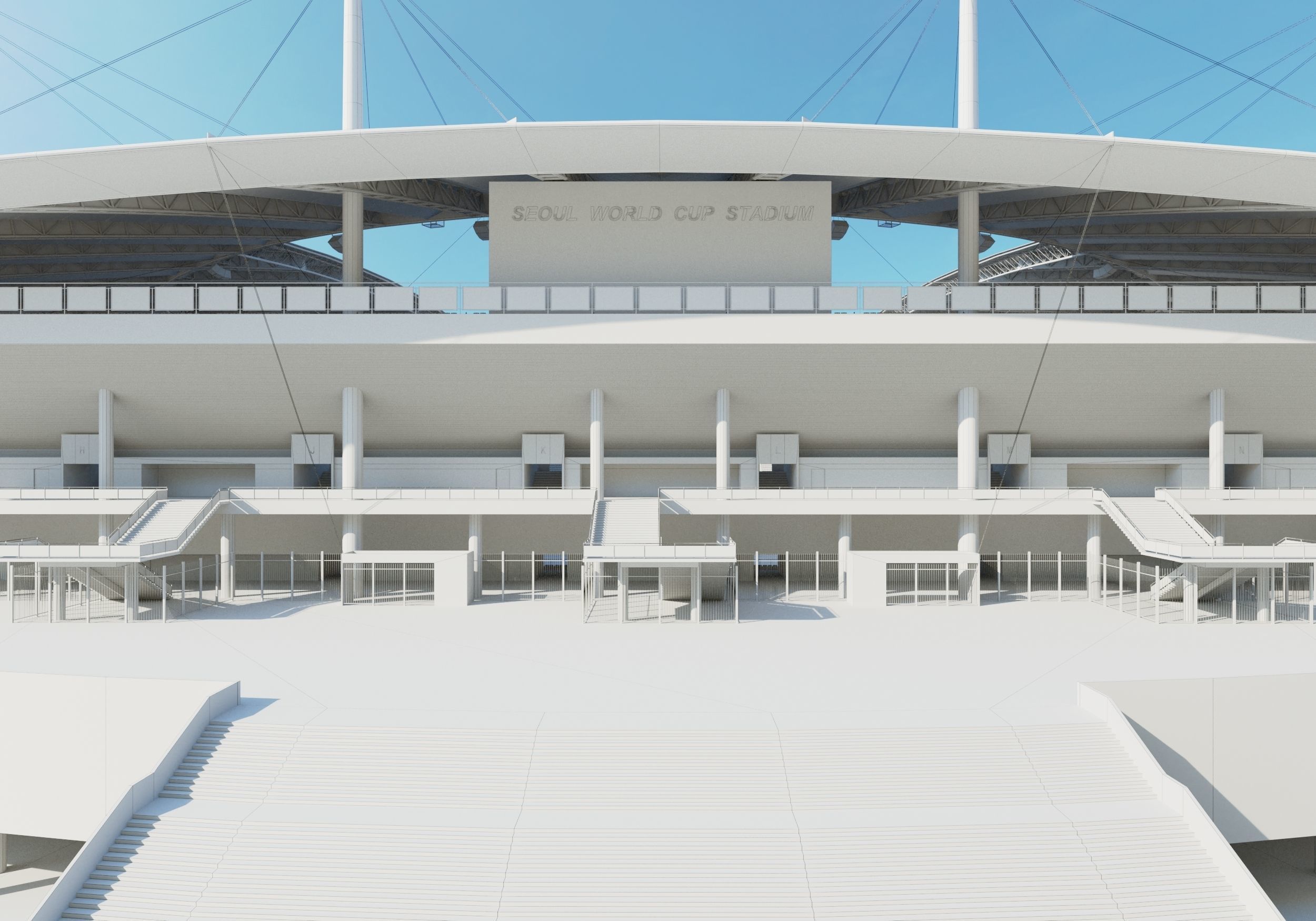 Seoul World Cup Stadium 3D model | CGTrader
