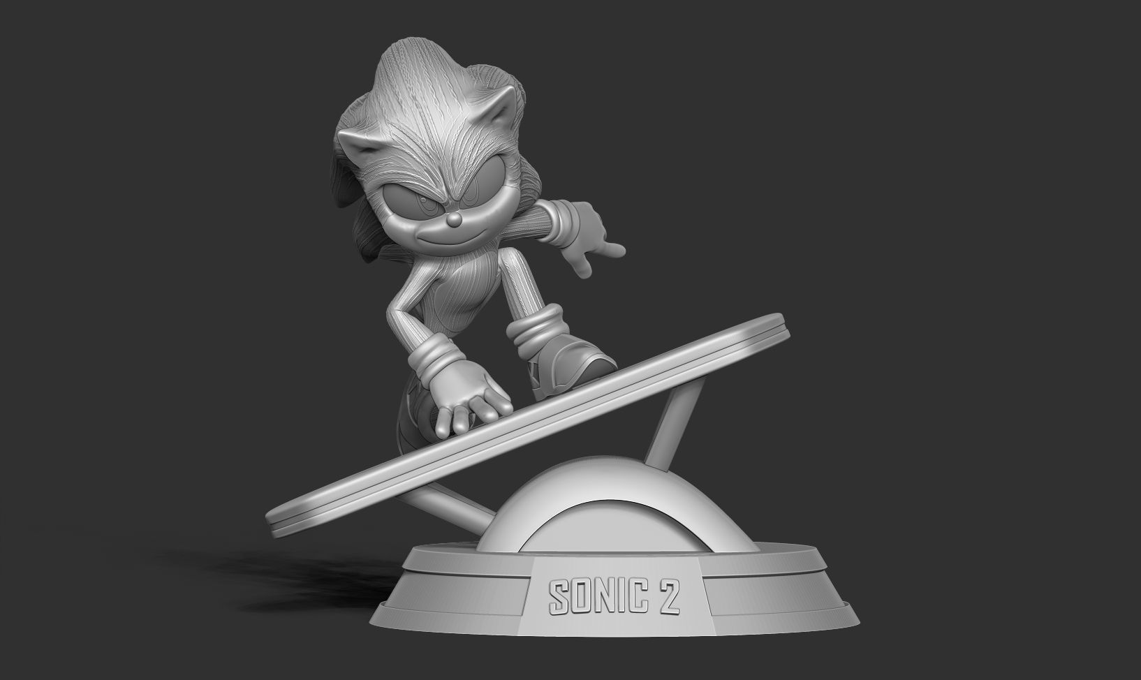 Sonic the Hedgehog 2 3D model 3D printable | CGTrader