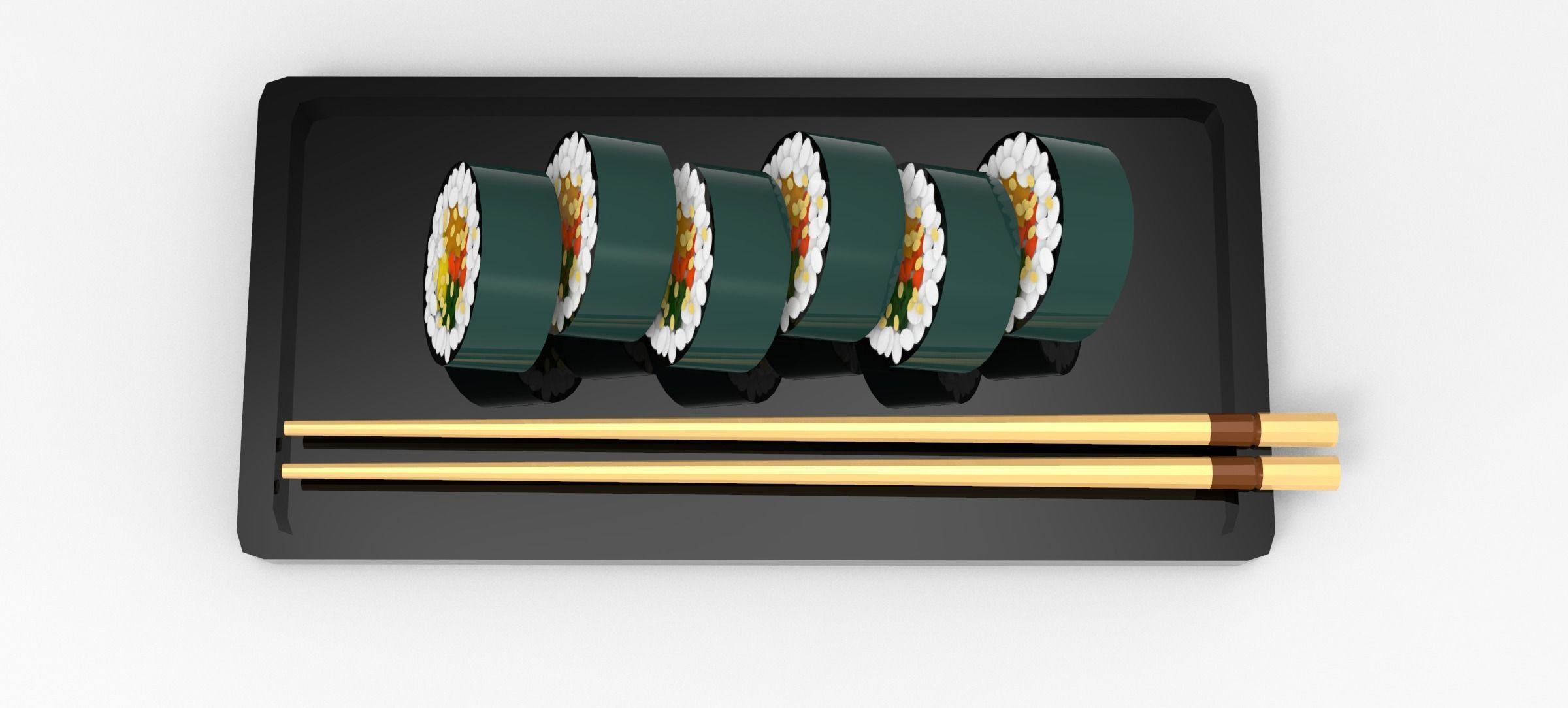Sushi 3D Model free VR / AR / low-poly 3D model | CGTrader