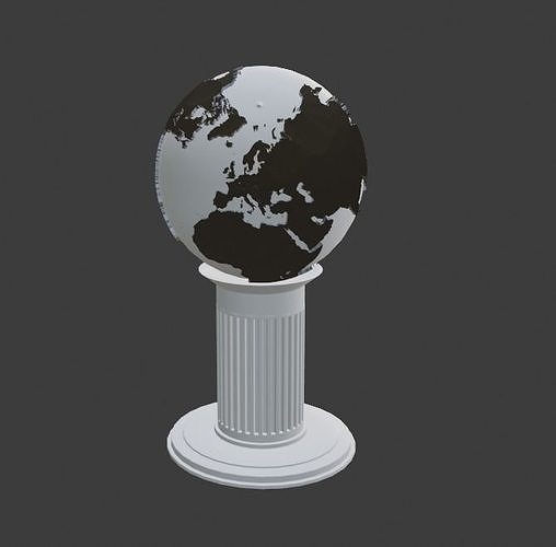 3D model World Sculpture VR / AR / low-poly | CGTrader