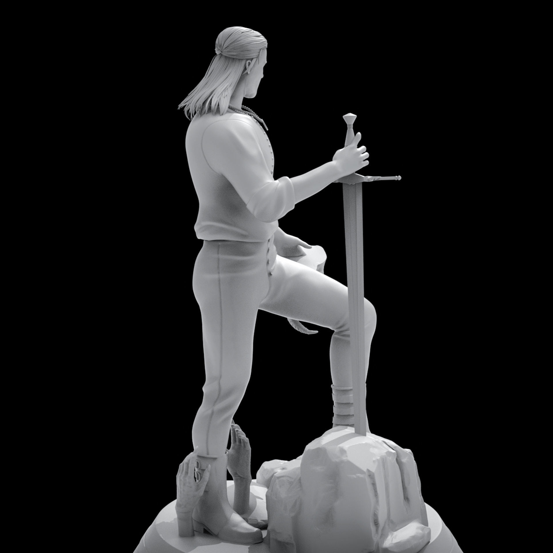 The Witcher 3D Printable free 3D model 3D printable | CGTrader