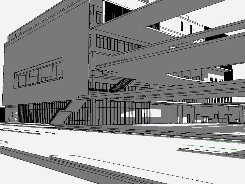 climate building complete revit project 3D model | CGTrader