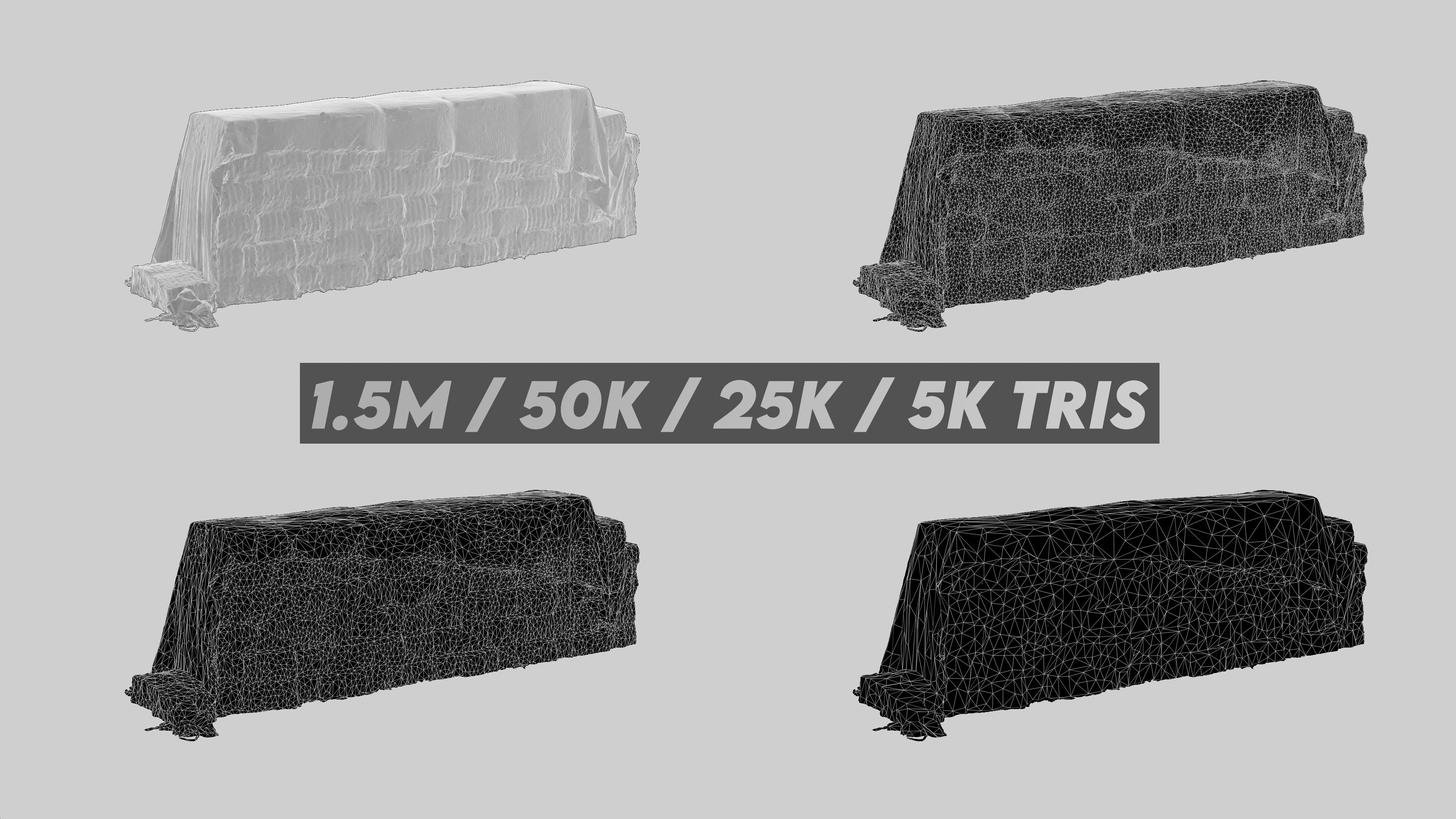3D model Hay Bale Stack - Photogrammetry VR / AR / low-poly | CGTrader