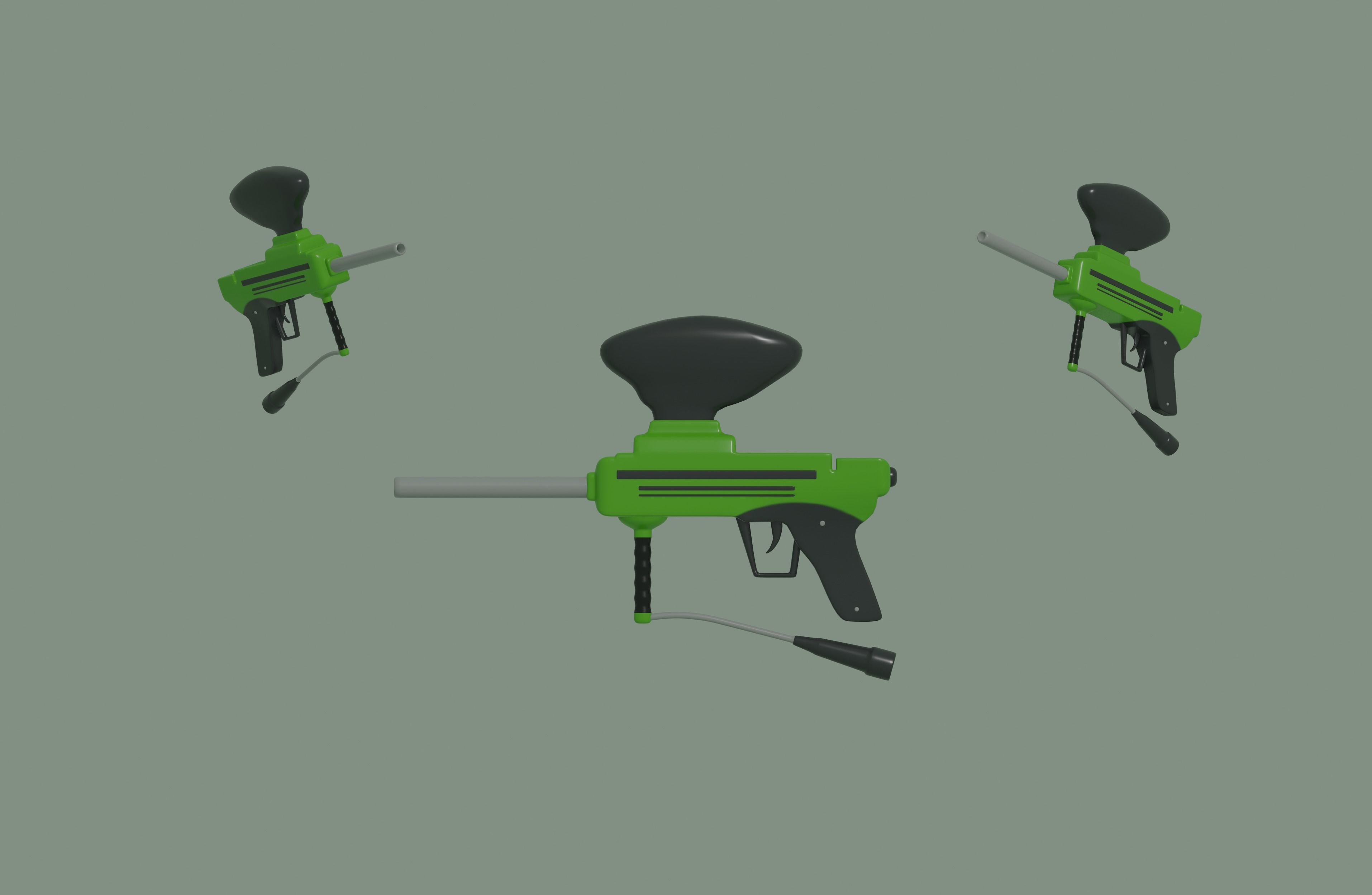 3D model Paintball Gun VR / AR / low-poly | CGTrader